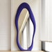 Wavy Floor Mirror, Wavy Full Lenght Mirror, Curvy Abstract Mirror, Full ...