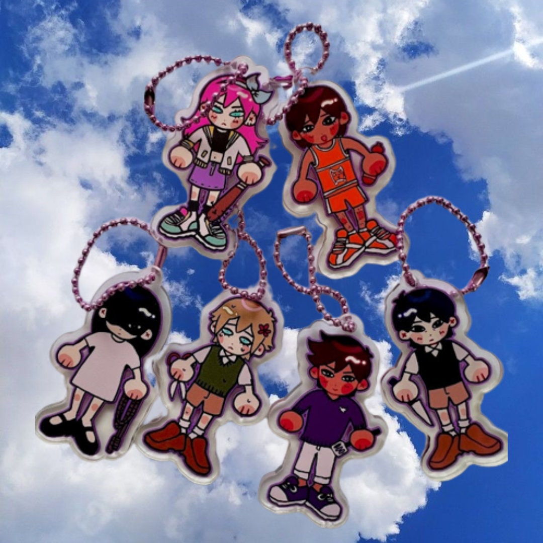 OMORI Real World Keychains - Etsy