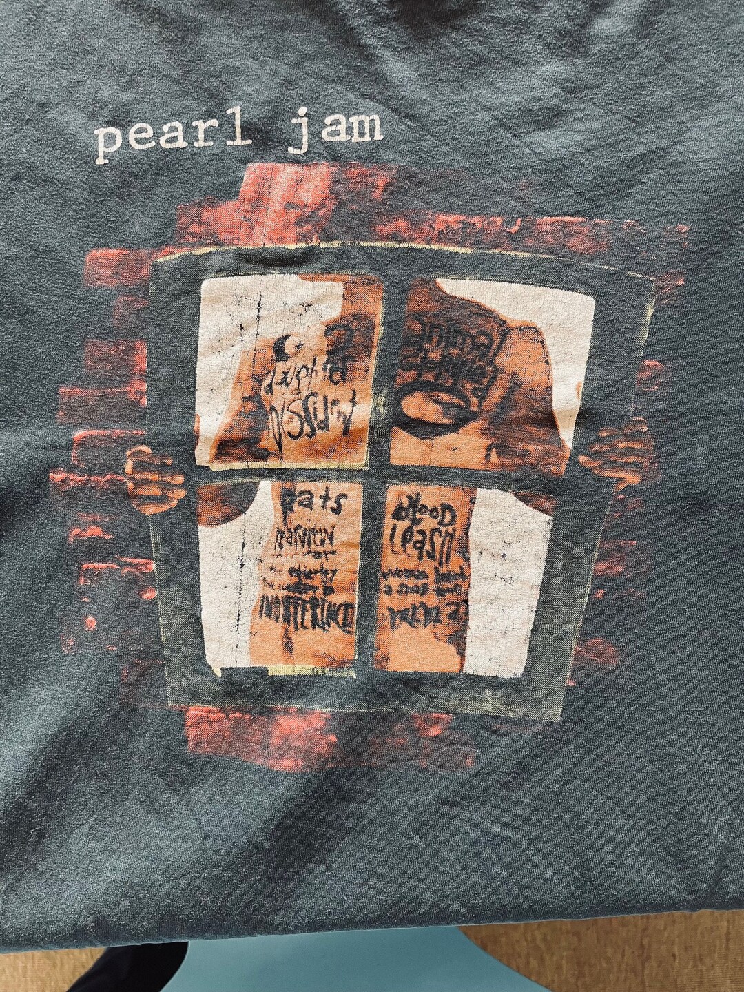 1993 Pearl Jam: Window Pain T-shirt - Etsy