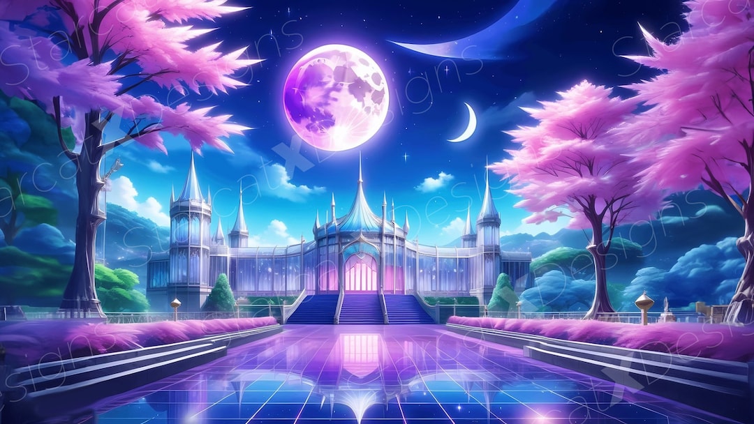 Moon Palace - Static Background | Wallpapers | Stream Overlay | Anime ...