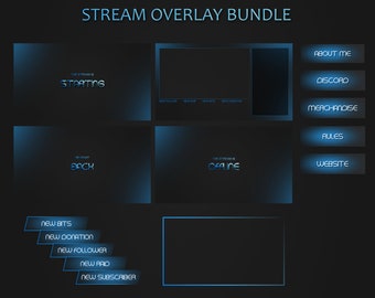 Purple Forest Streaming Overlay Package | 5 Overlays, Webcam Frames, 23 ...