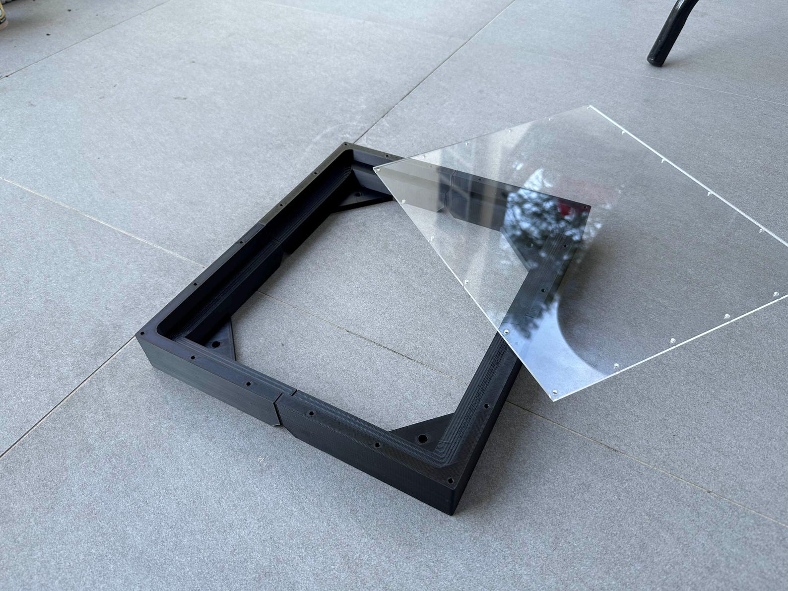 Rugged Starlink Mini Flat Mount - Enclosed Protector Against Hail, Rock ...