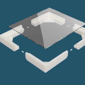 Rugged Starlink Mini Flat Mount Enclosed Protector Against Hail, Rock ...