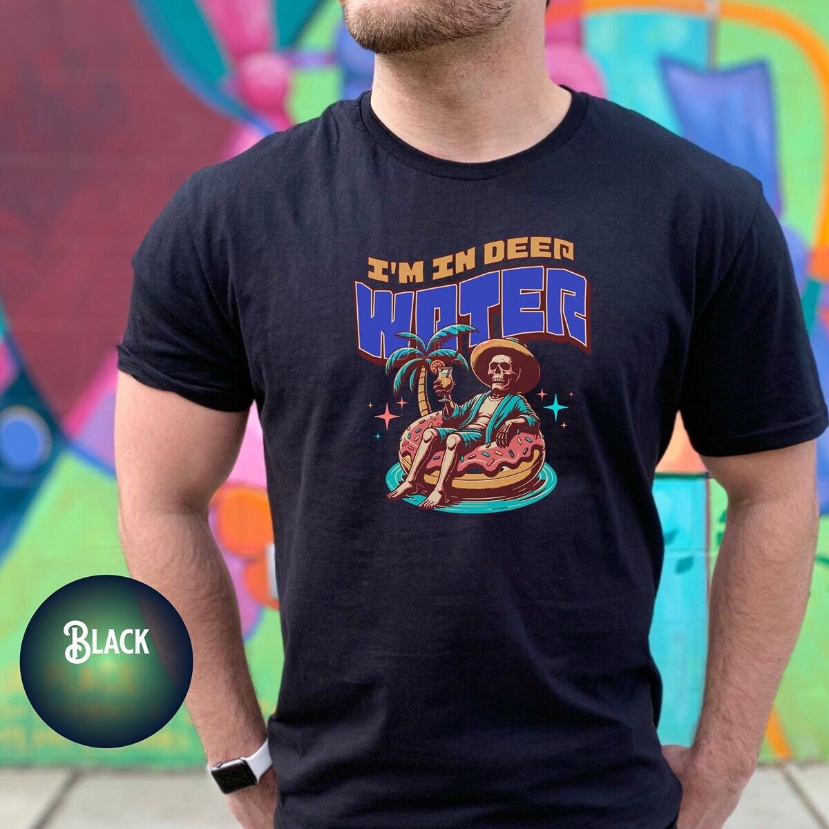 I'm in Deep, Water T-shirt, Swimming Pool, Sun and Fun Shirt, Floatie ...