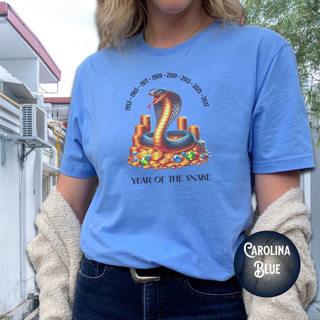 Year of the Snake T-shirt, Lunar New Year Tee, Chinese Zodiac - Etsy