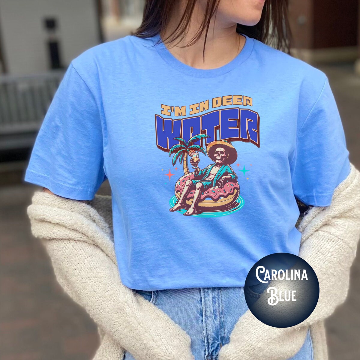 I'm in Deep, Water T-shirt, Swimming Pool, Sun and Fun Shirt, Floatie ...