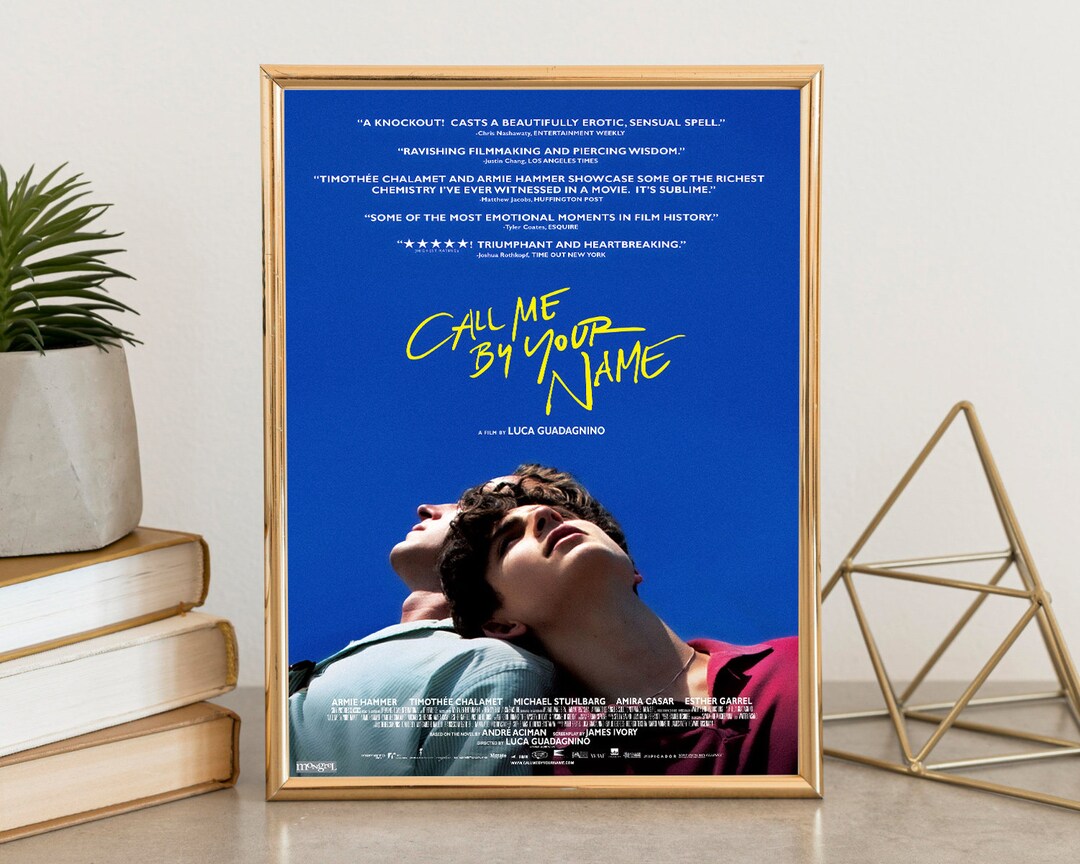 Call Me by Your Name Movie Poster High Quality Canvas Poster Vintage ...