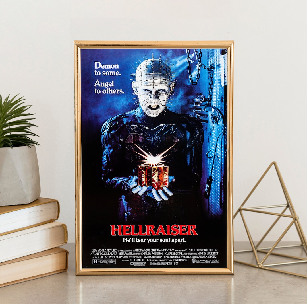 Hellraiser Movie Poster High Quality Canvas Poster Vintage Canvas Cloth Photo Print Holiday ...