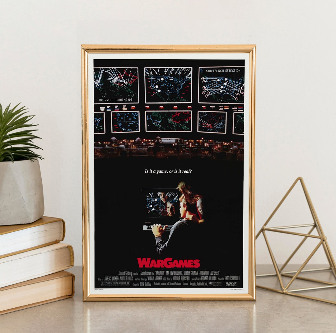 War Games Movie Poster High Quality Canvas Poster Vintage Canvas Cloth ...