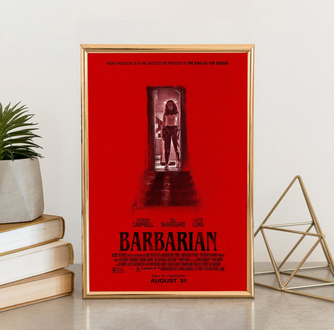 Barbarian Movie Poster High Quality Canvas Poster Vintage Canvas Cloth ...