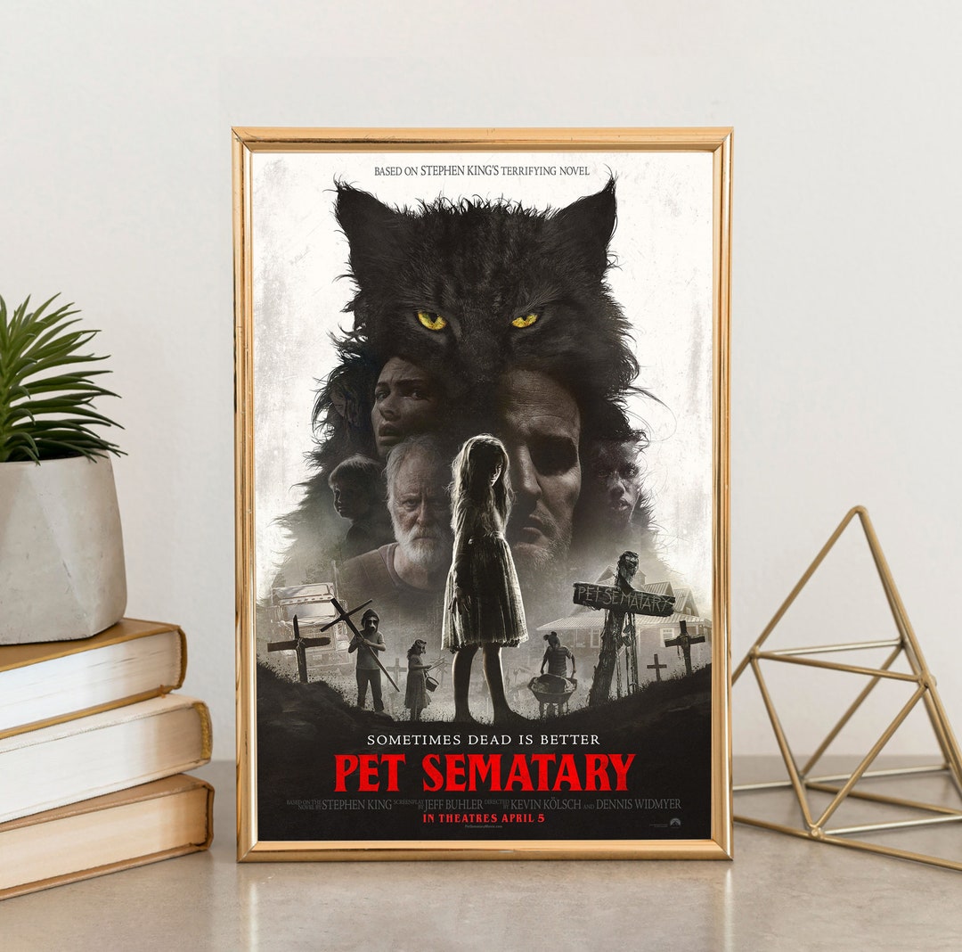 Pet Sematary Movie Poster High Quality Canvas Poster Vintage Canvas ...
