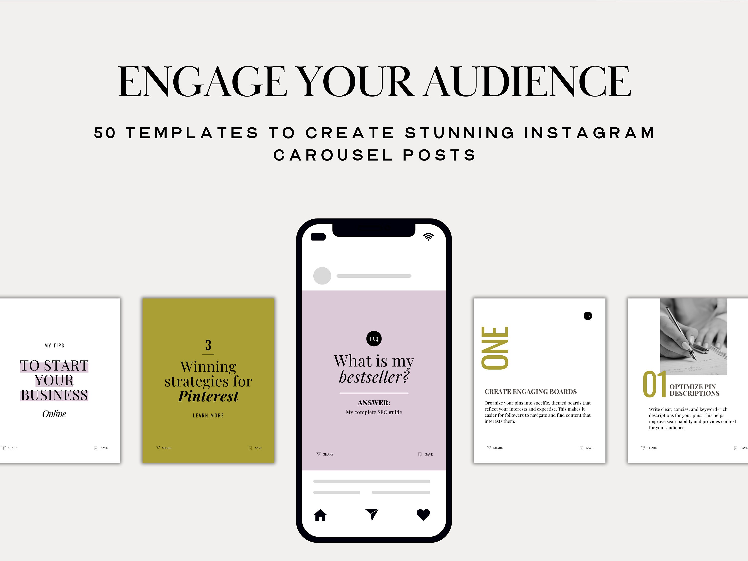 Instagram Template Carousel: IG Post Template for a Stunning Instagram ...