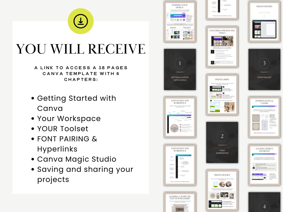 Canva Crash Course: How to Use Canva, Instruction Guide to Create ...