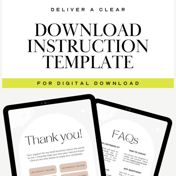 Pdf Instructions - Etsy