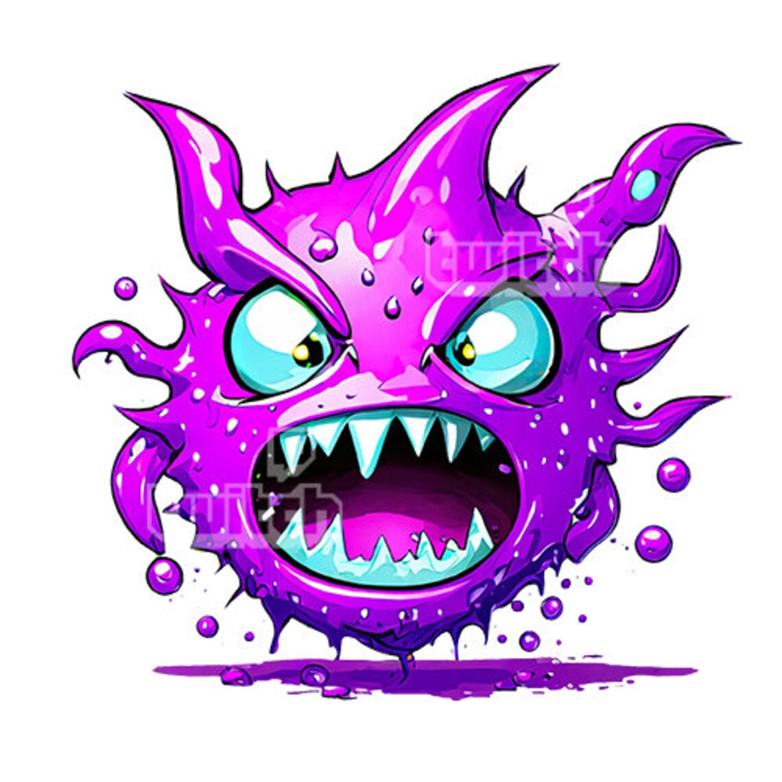 Limited Twitch, Youtube Emote splash Profile Picture, Gaming Logo - Etsy