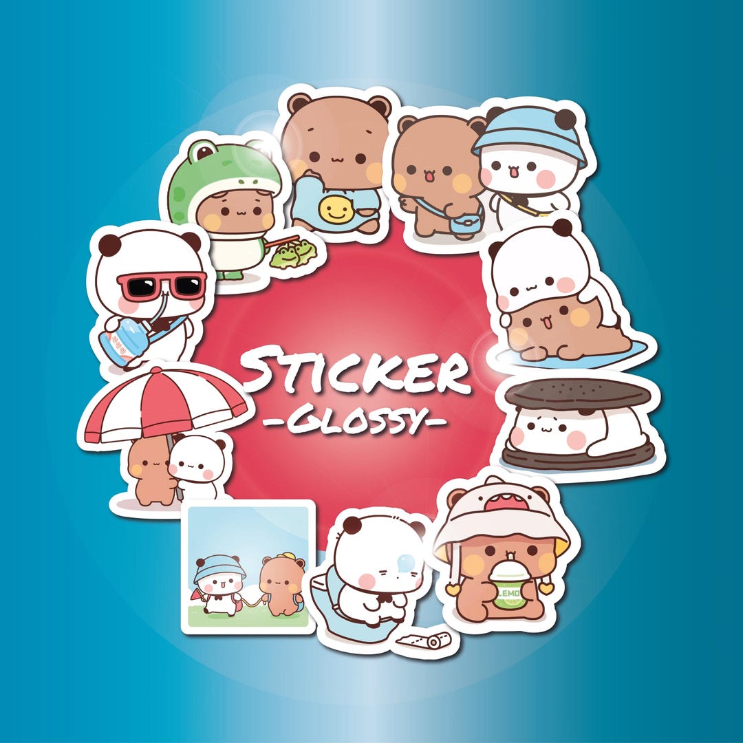 Bubu & Dudu Stickers -glossy- 10 Pieces - Etsy