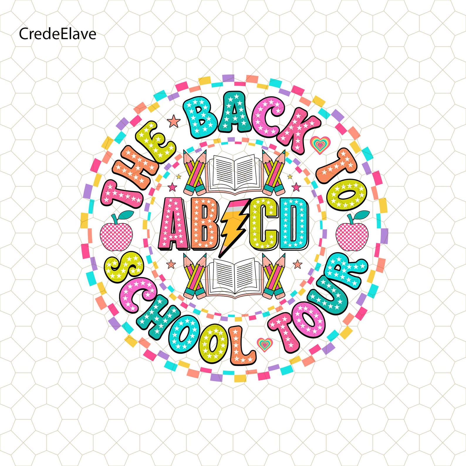 ABCD Teacher the Back to School Tour Png, First Day of School Png ...