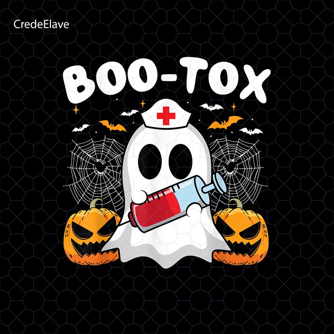 Boo-tox Nurse Injector Png, Halloween Filler Botox Dysport Png, Nurse ...