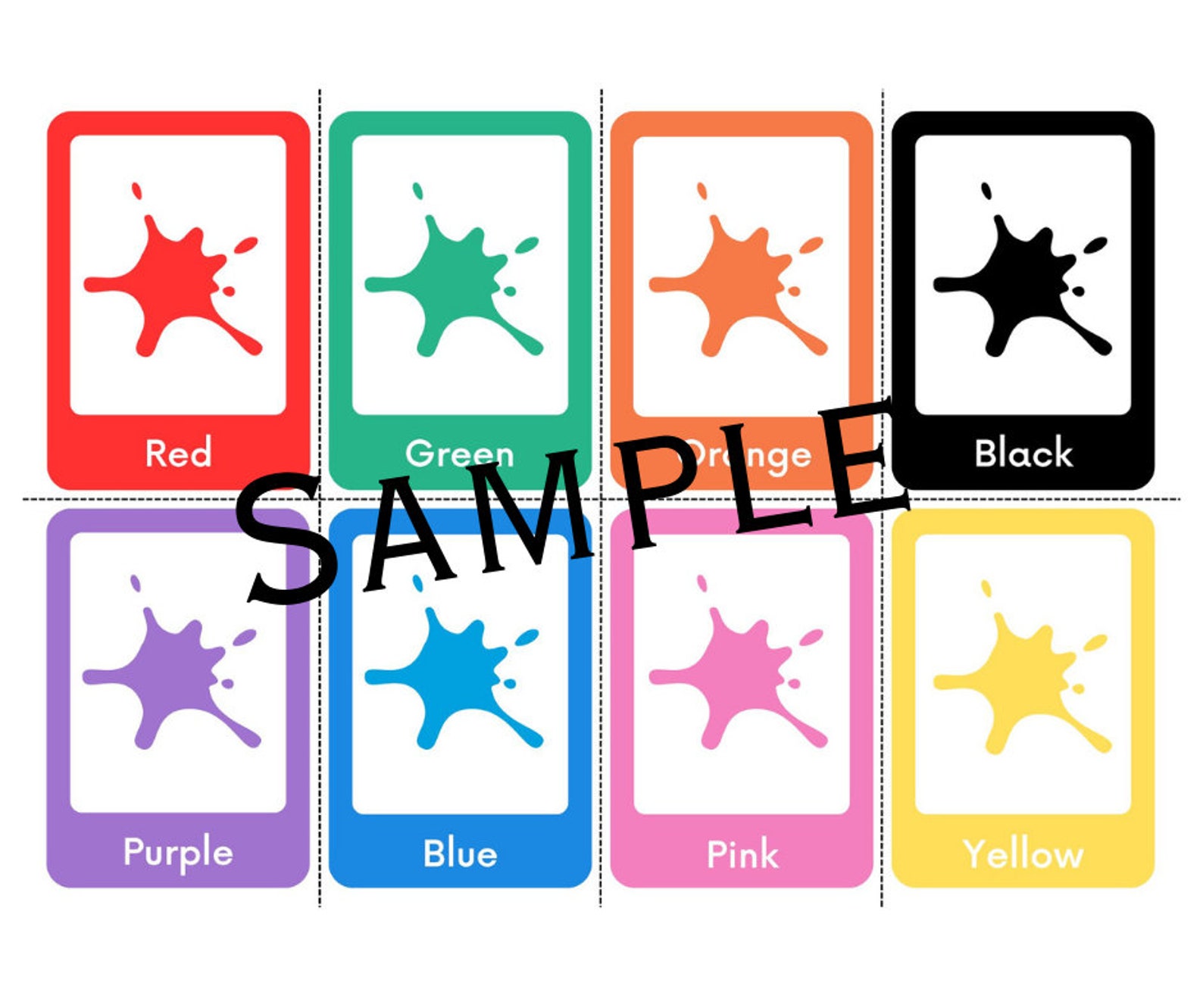 Flashcards ESL colorés imprimables | Niveaux A1-A2 | Flashcards pour ...