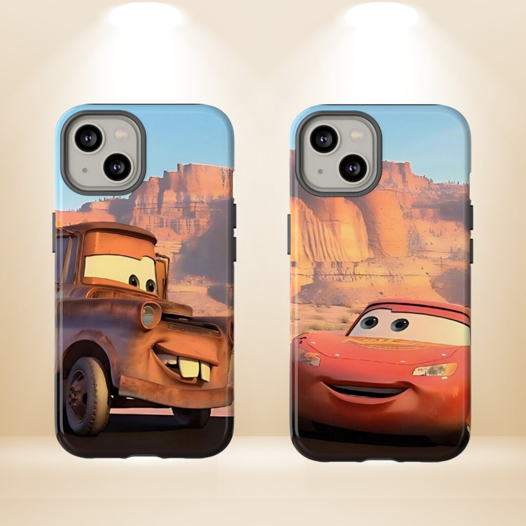 Lightning Mcqueen & Hook Couple Phone Case, Couple Phone Case ...