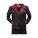 Red and Black Devil Leather Jacket, Black & Red Fashion Leather Jacket ...