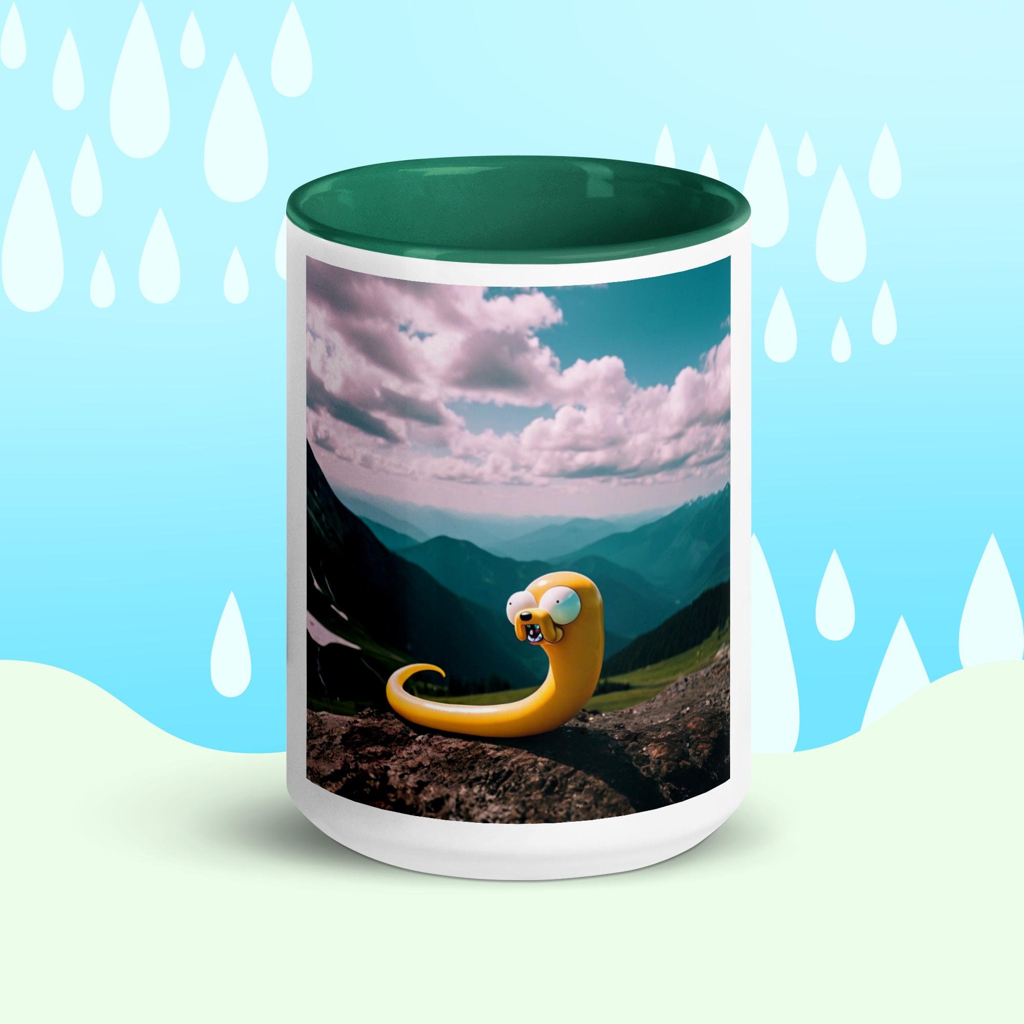 Adventure Time Silly Worm Jake With Color Inside - Etsy