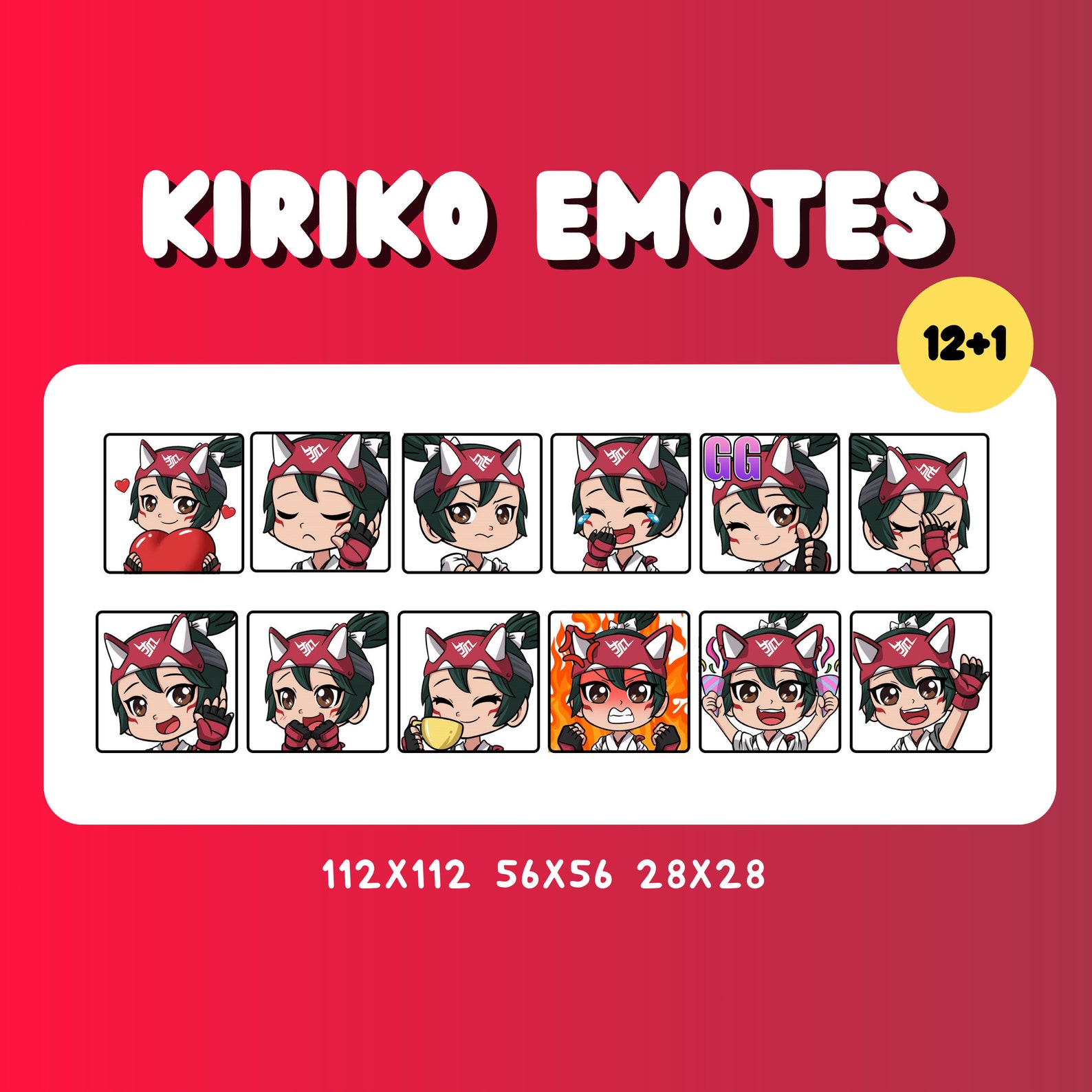Kiriko Emotes Overwatch 2 - Etsy