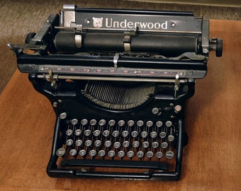 Underwood Typewriter From 1925, No. 5, Fully Functional - Etsy