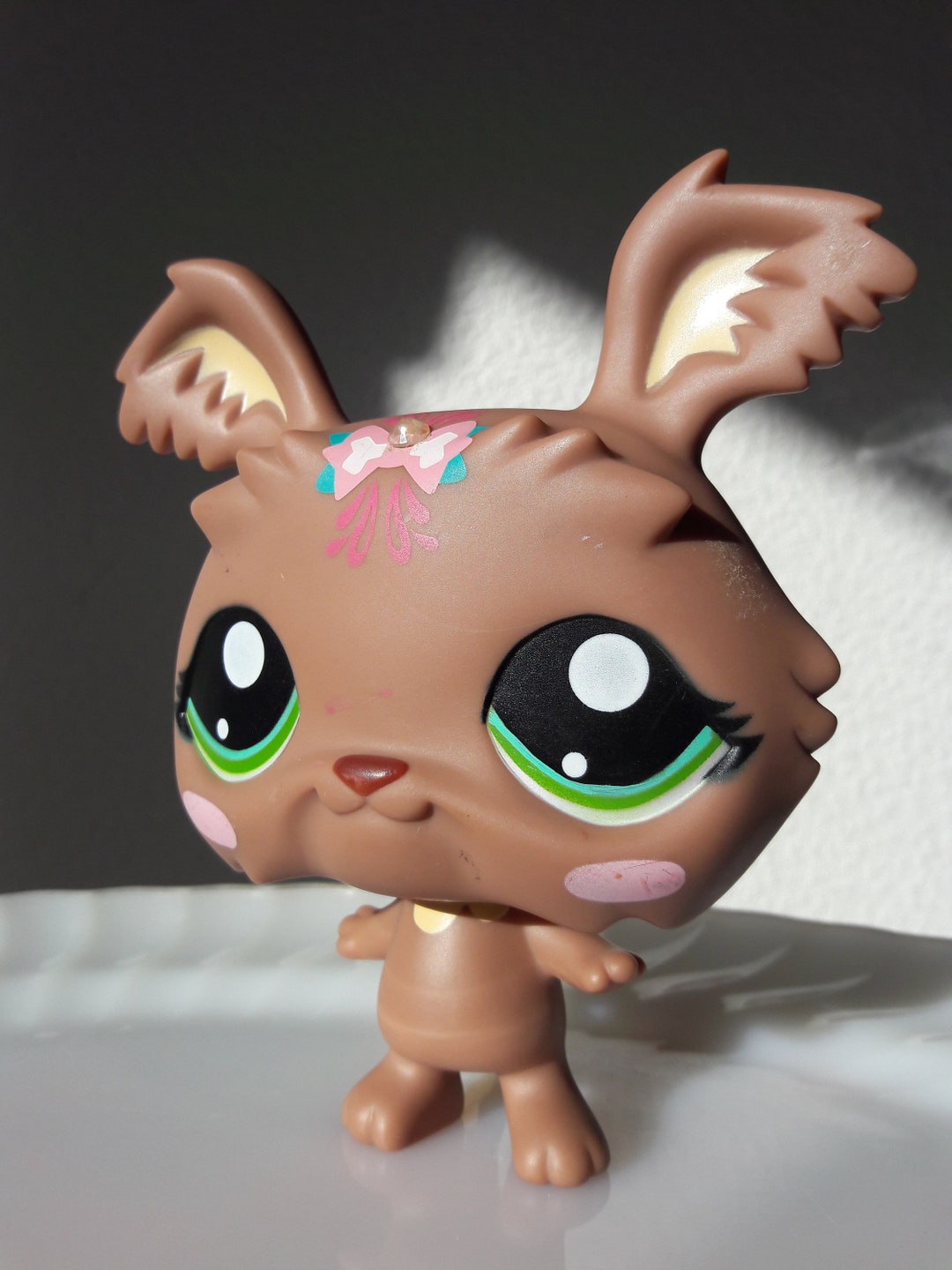 Vintage 2010 Hasbro Littlest Pet Shop Jumbo Yorkie Giant Dog Yorkshire ...