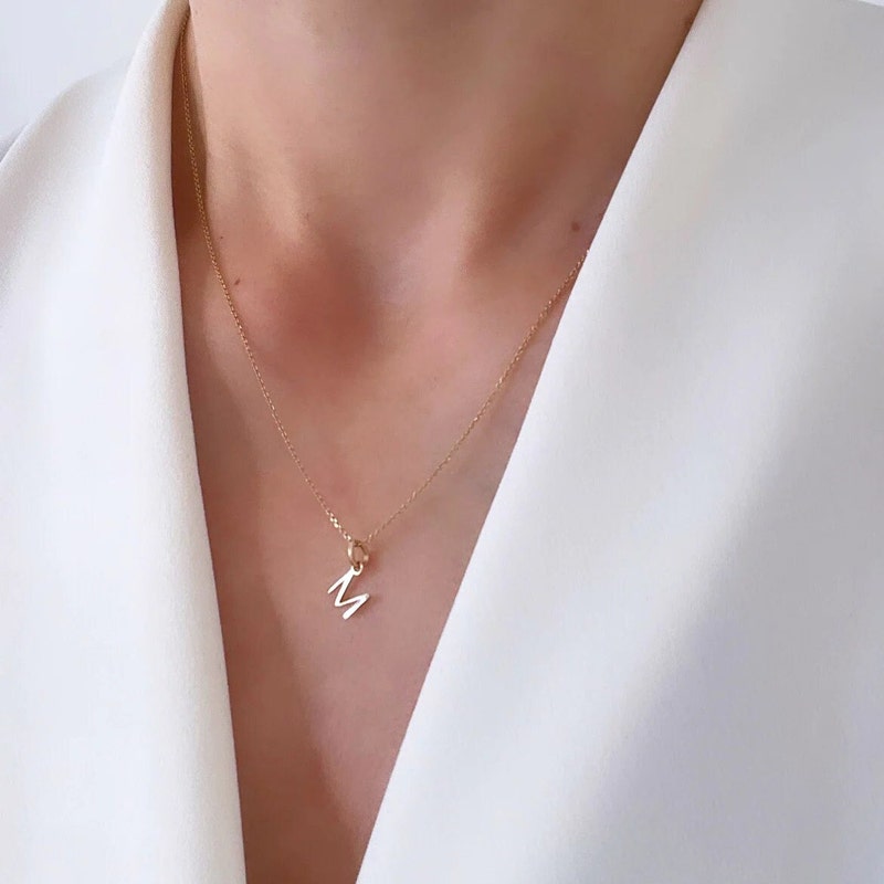 Letter Pendant - Etsy