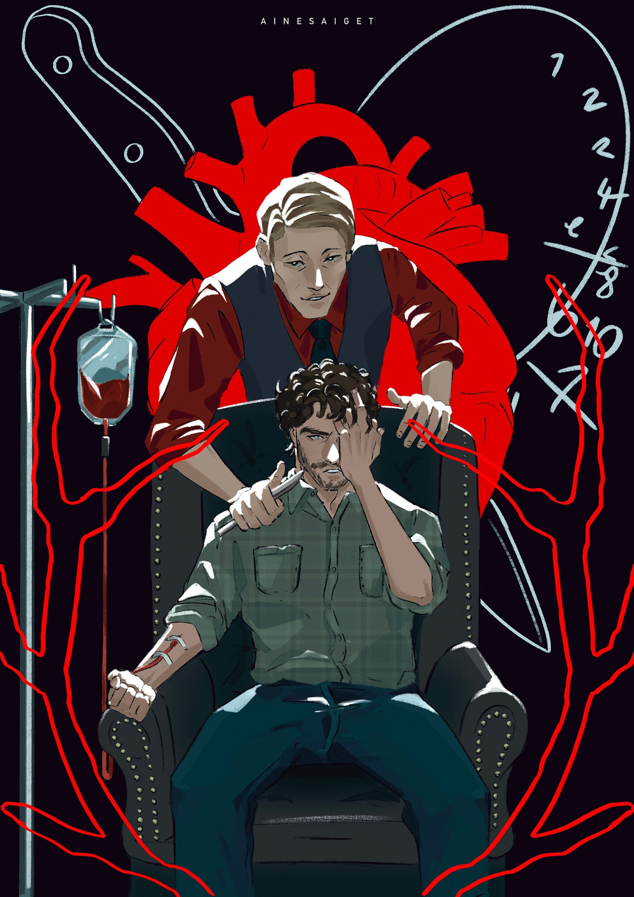 Hannibal & Will - Poster Print - Etsy