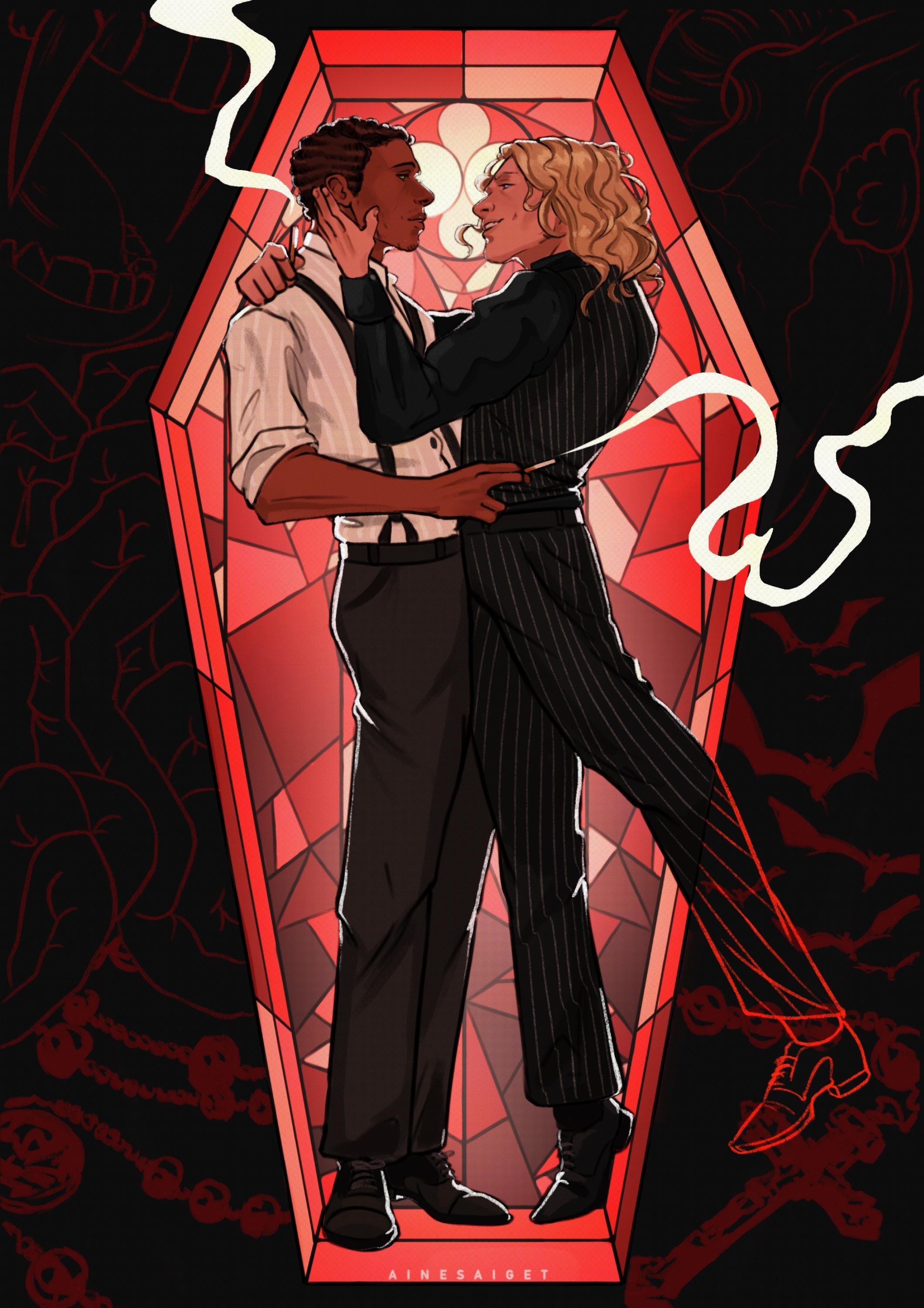 Interview With the Vampire - Louis & Lestat Print - Etsy