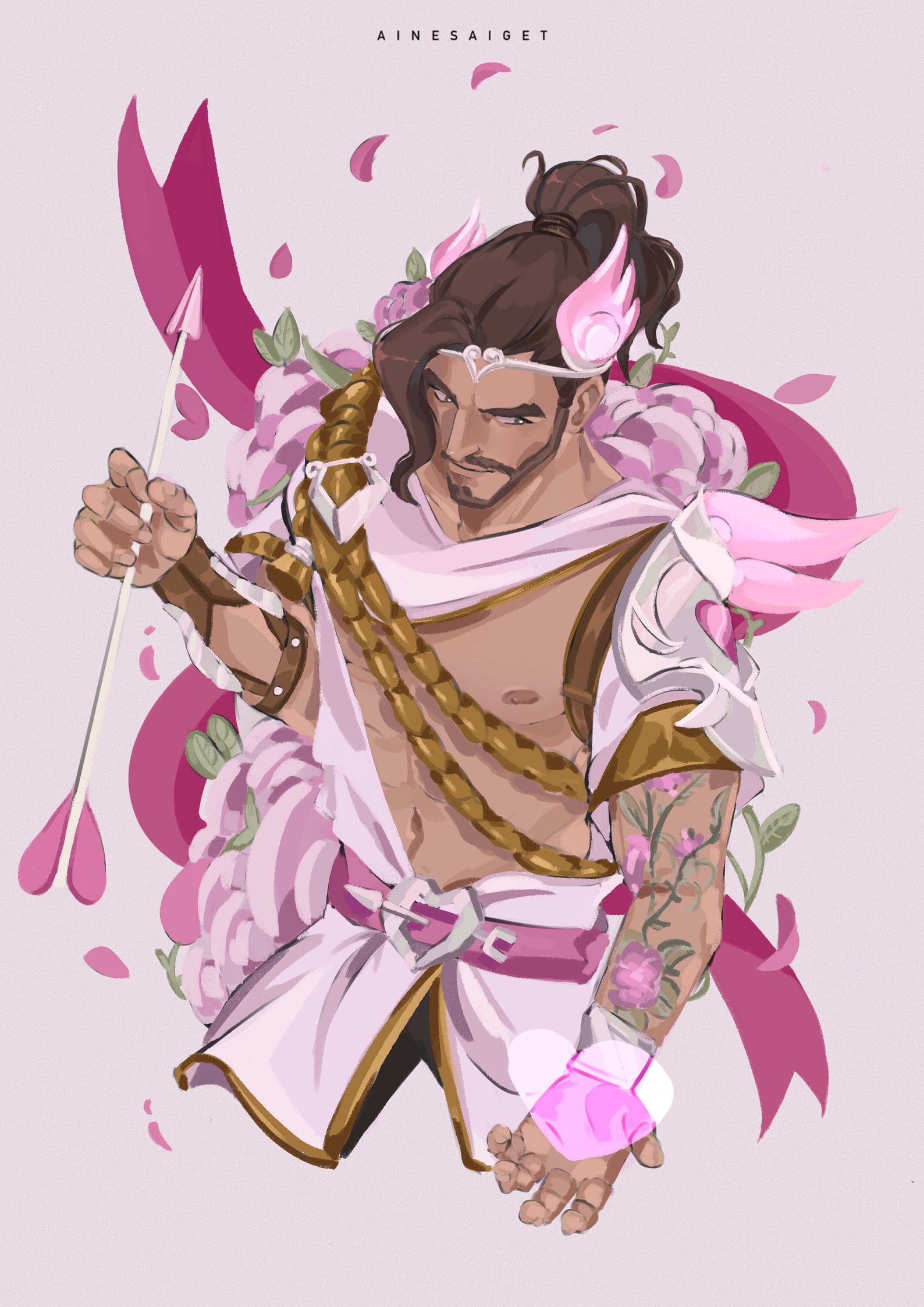 Overwatch Cupid Hanzo - Poster Print - Etsy