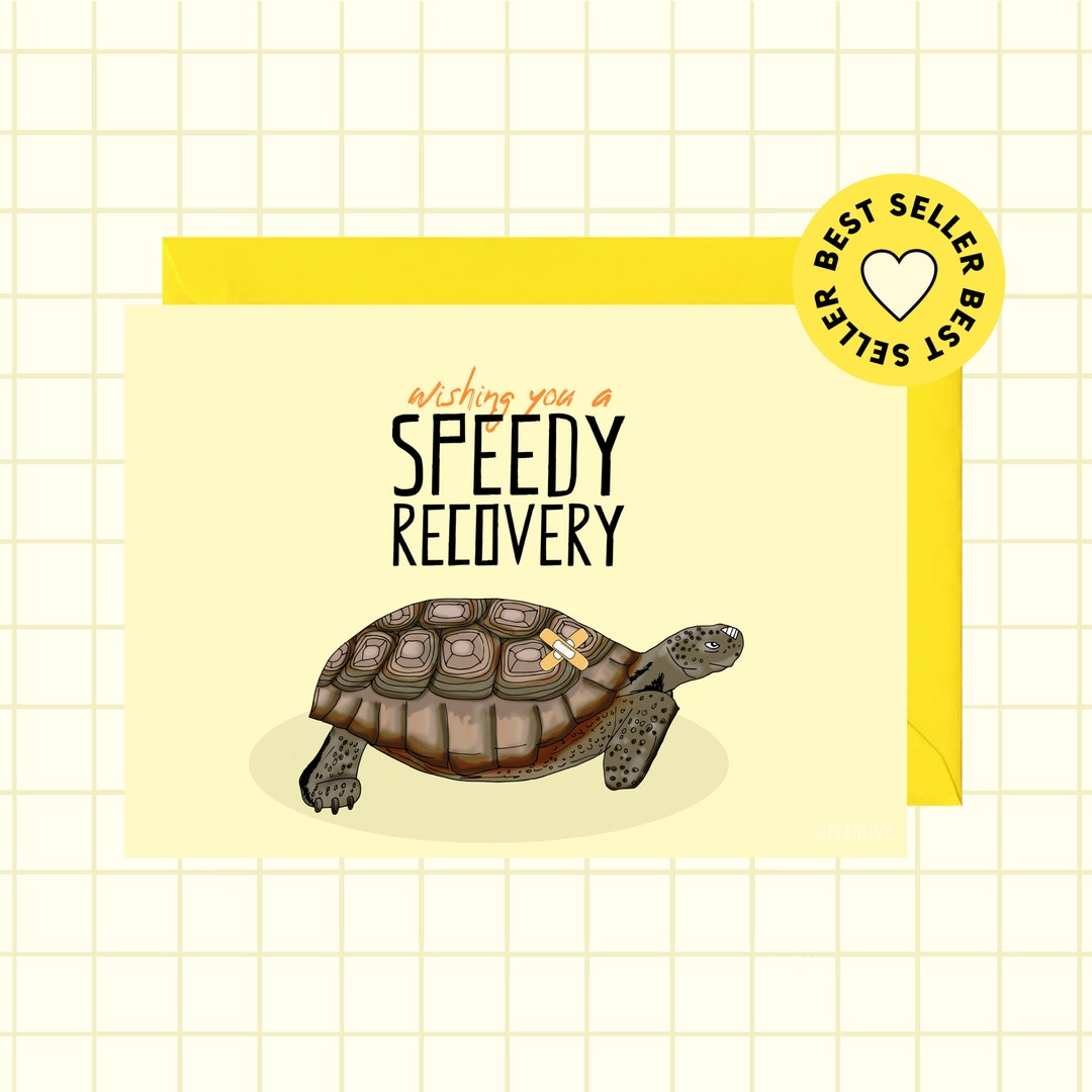 Speedy Recovery Card / Greeting Cards / Gift for Him / Gift for Her ...