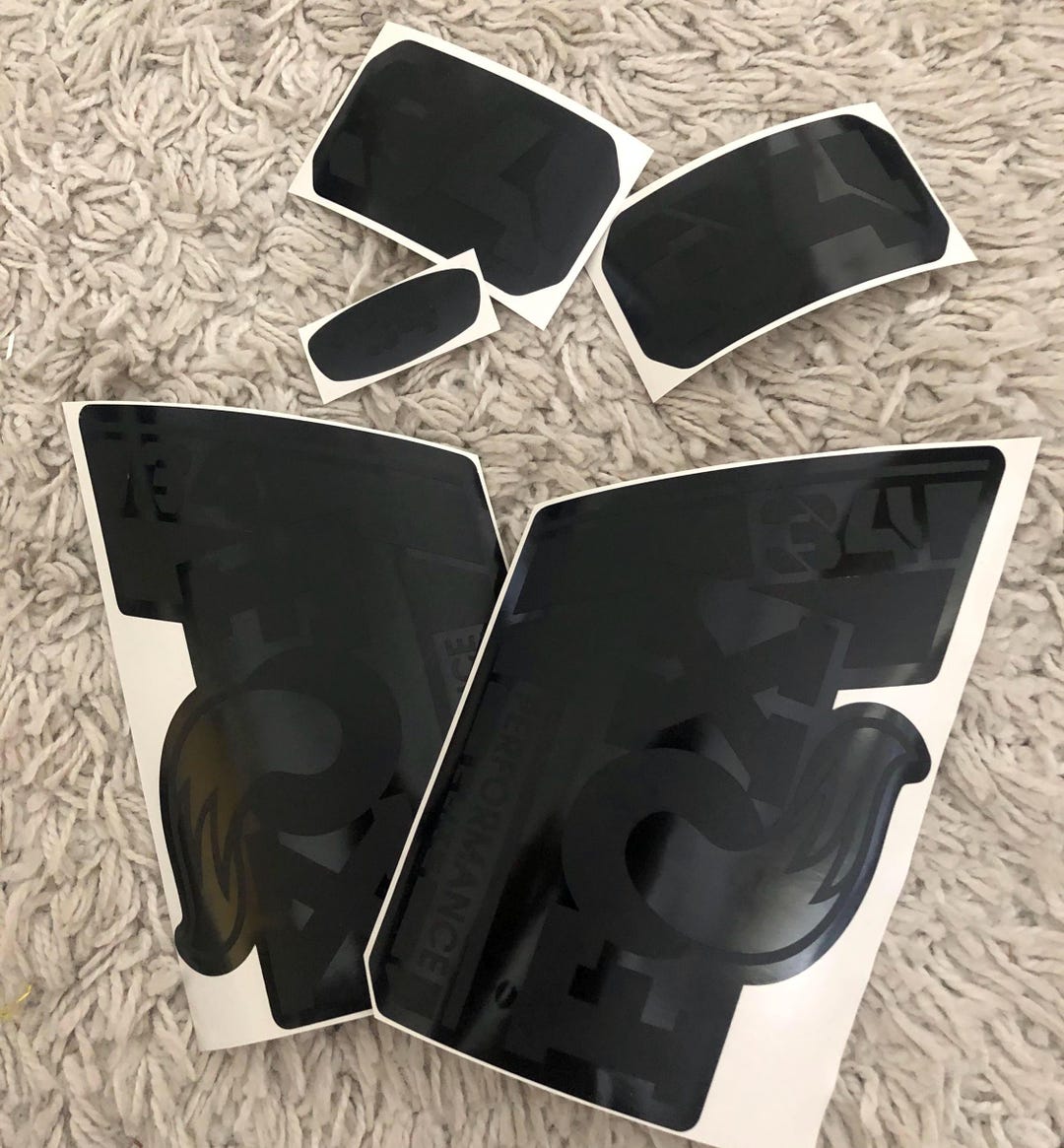 Custom Fox 34 Performance Elite Decal Kit - STEALTH Black - Etsy