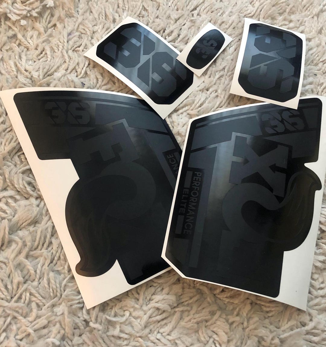 Custom Fox 36 Performance Elite Decal Kit - STEALTH Black - Etsy