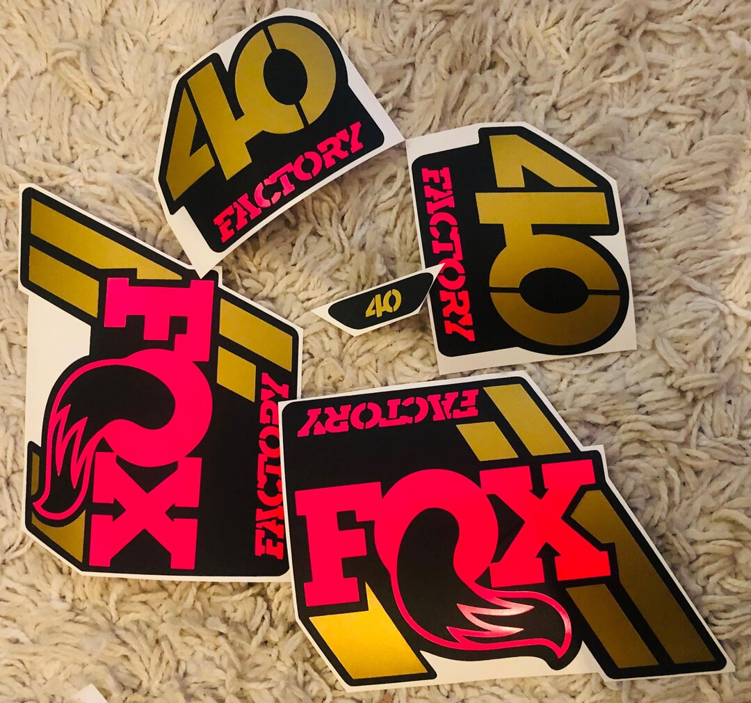 Custom Fox 40 Factory Decal Kit - Kashima Gold/fluo Neon Pink/black - Etsy