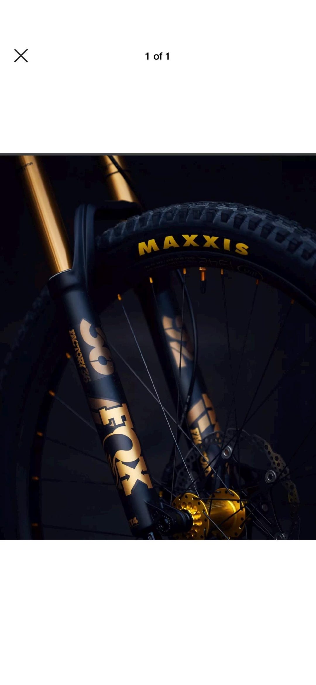 Custom Fox 36 Factory Decal Kit - Kashima Gold - Etsy