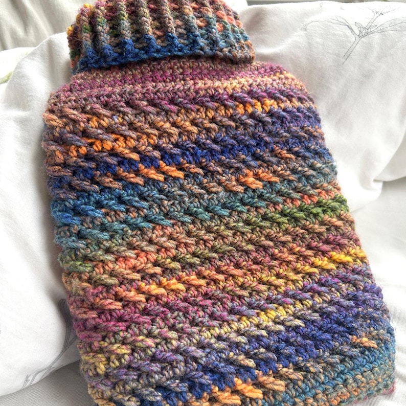 Jasmine Hot Water Bottle Cover - Crochet Pattern - Etsy