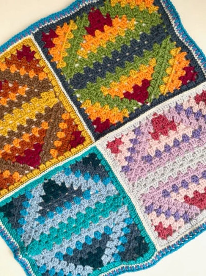 Elements Throw - Crochet Pattern - Etsy