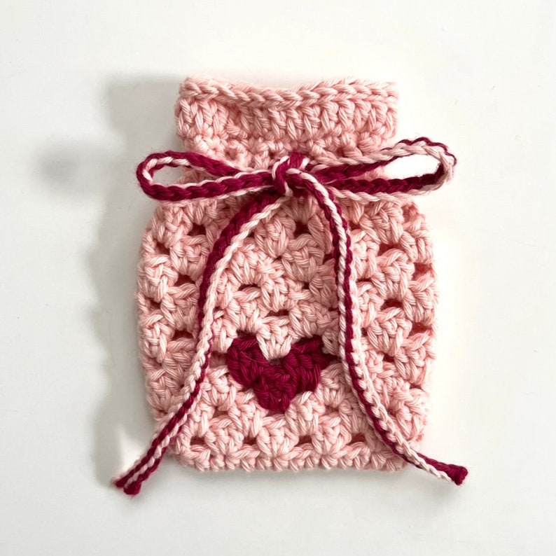 Heart Crochet Pouch Pattern PDF – Easy Beginner Valentine Gift - Etsy