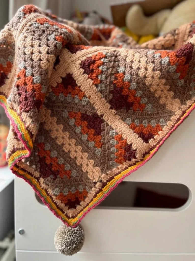 Elements Throw - Crochet Pattern - Etsy