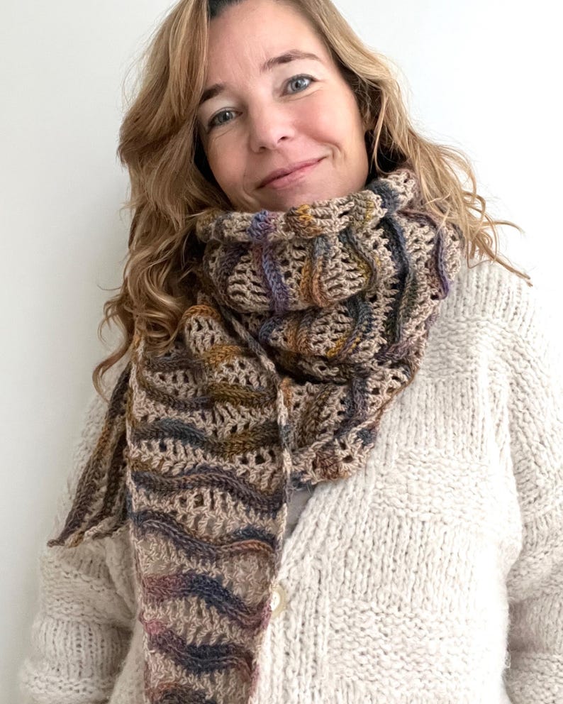 Winter Waves Wrap - Crochet Pattern - Etsy