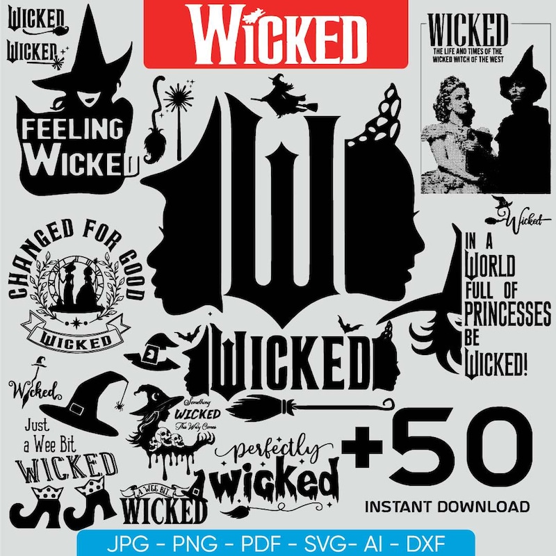 Wicked Clip Art - Etsy