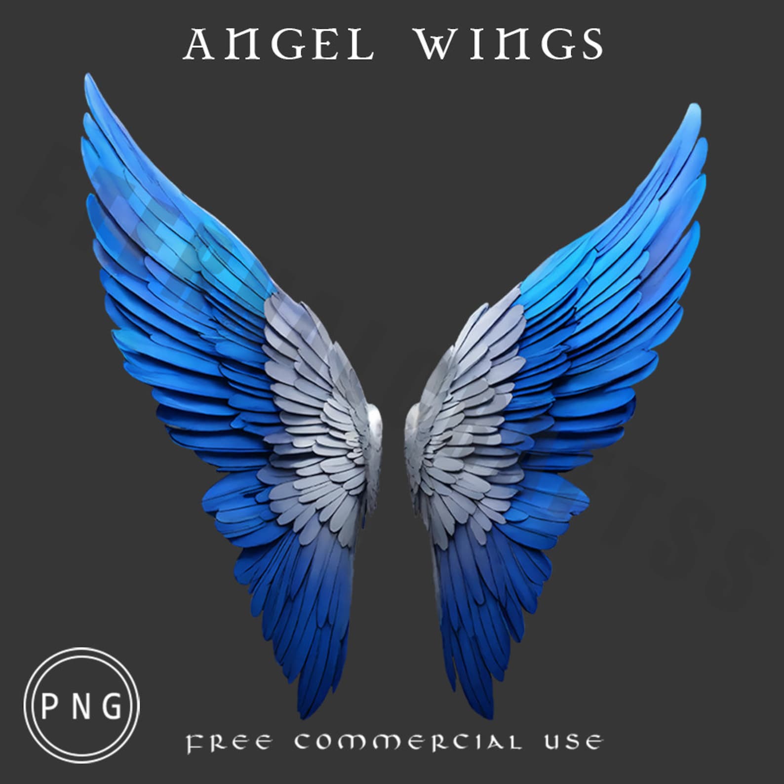 Blue Angel Wings Png ,coloured Wings, Heavenly Birthday, Image Files ...
