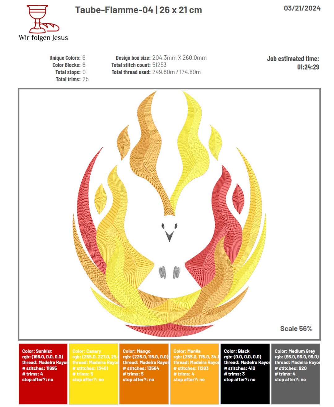 Dove in Fire | Holy Spirit | Burning in Spirit | 9 Sizes | 6 Colors ...