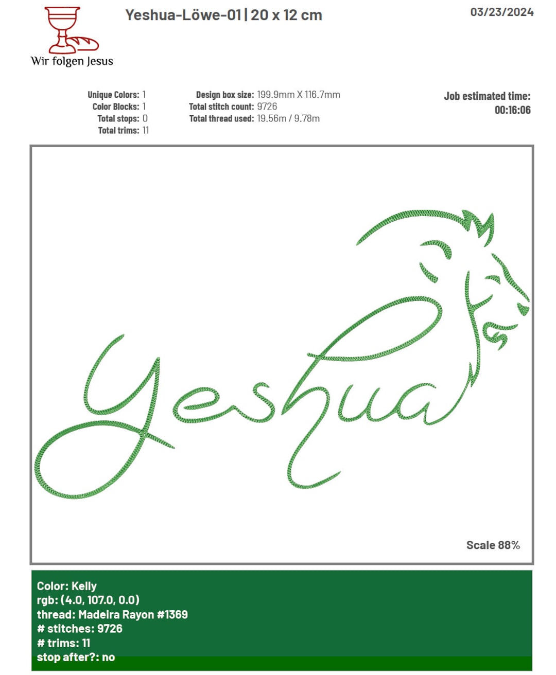 Yeshua and Lion | Name Jesus | Jesus Hebrew Name | 6 Sizes | 1 Color ...