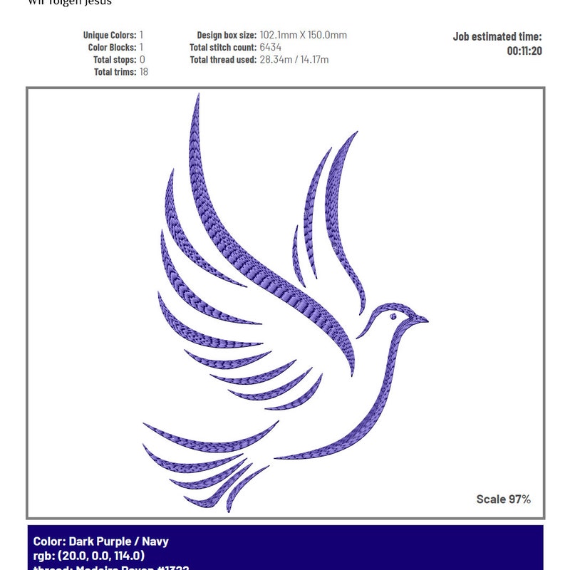 Peace Dove Embroidery Kit - Etsy