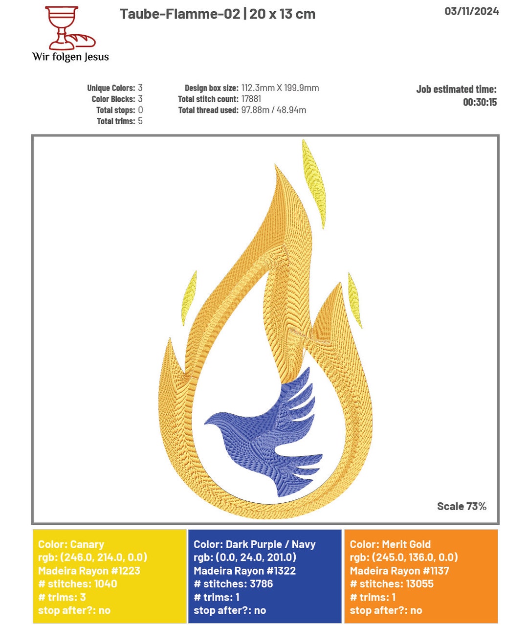 Dove in Fire Fire of the Holy Spirit Flaming Dove in 8 Sizes With 3 ...