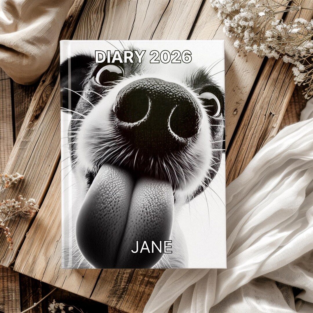 Personalised 2026 Jack Russell Diary: A5 Hardcover Journal - Etsy